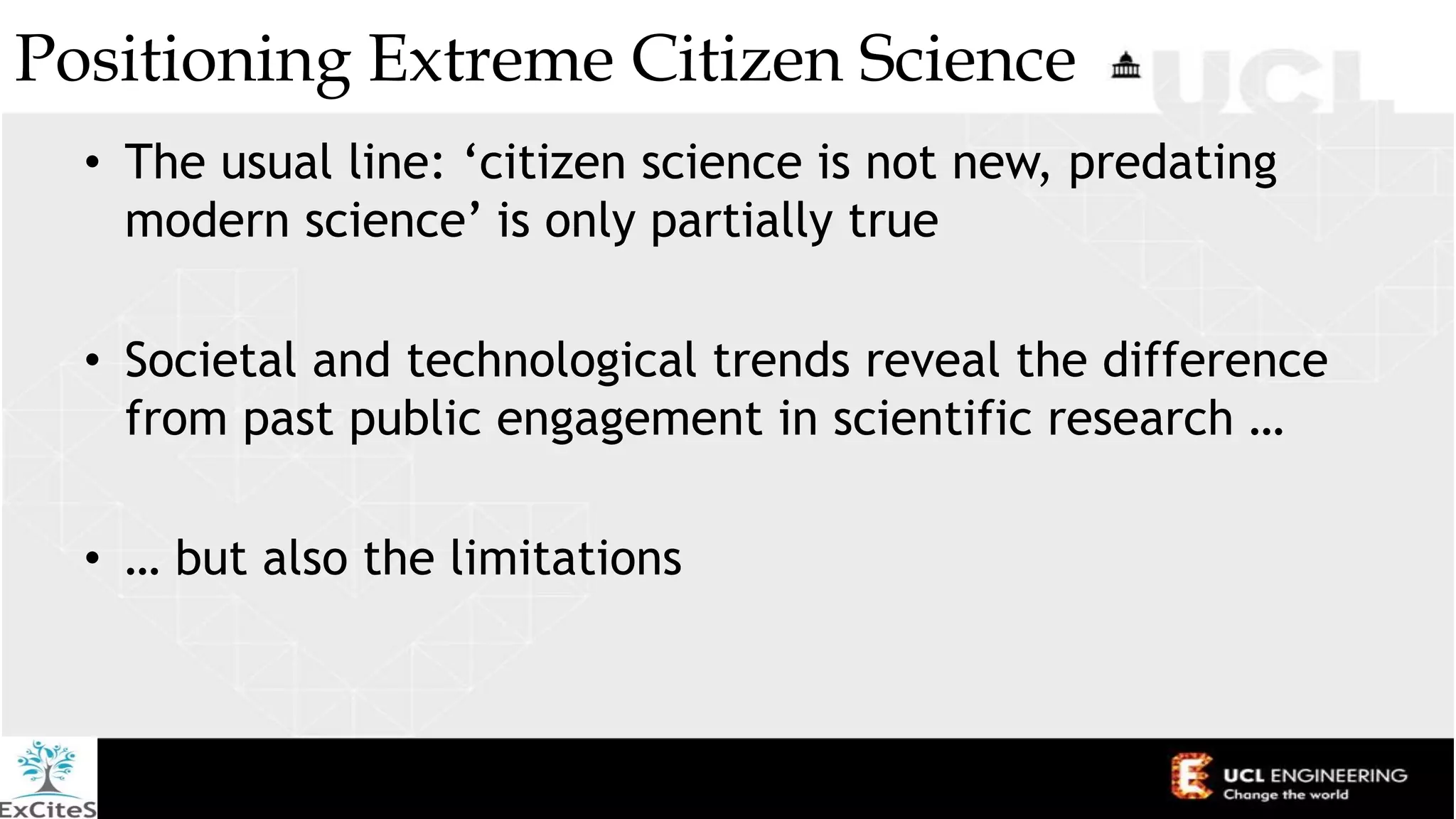 Extreme Citizen Science: Current Development | PDF
