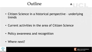 Overview of Citizen Science - Zurich November 2015 | PPT