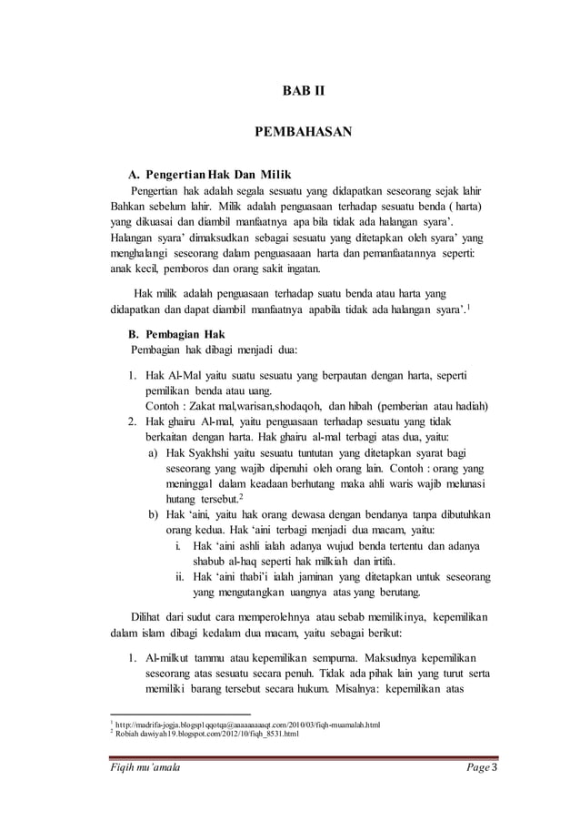 Hak milik | PDF