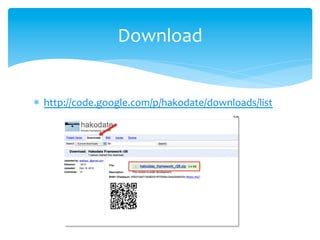 Hakodate - simple framework | PDF