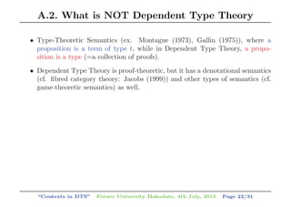 Dependent Types in Natural Language Semantics | PDF