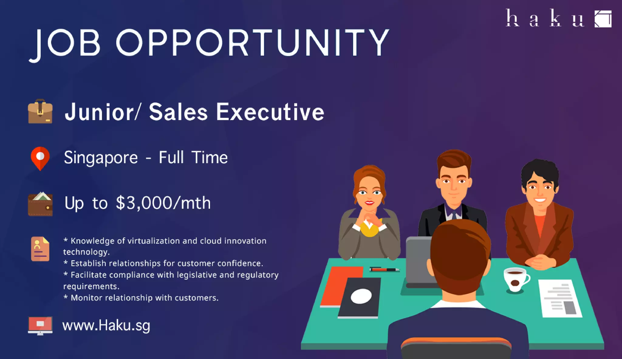 Junior sales Job opening | PDF