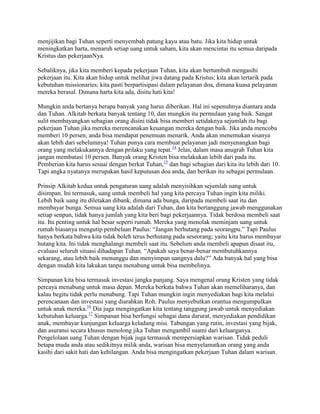 Hal hal penting dalam hidup | DOCX