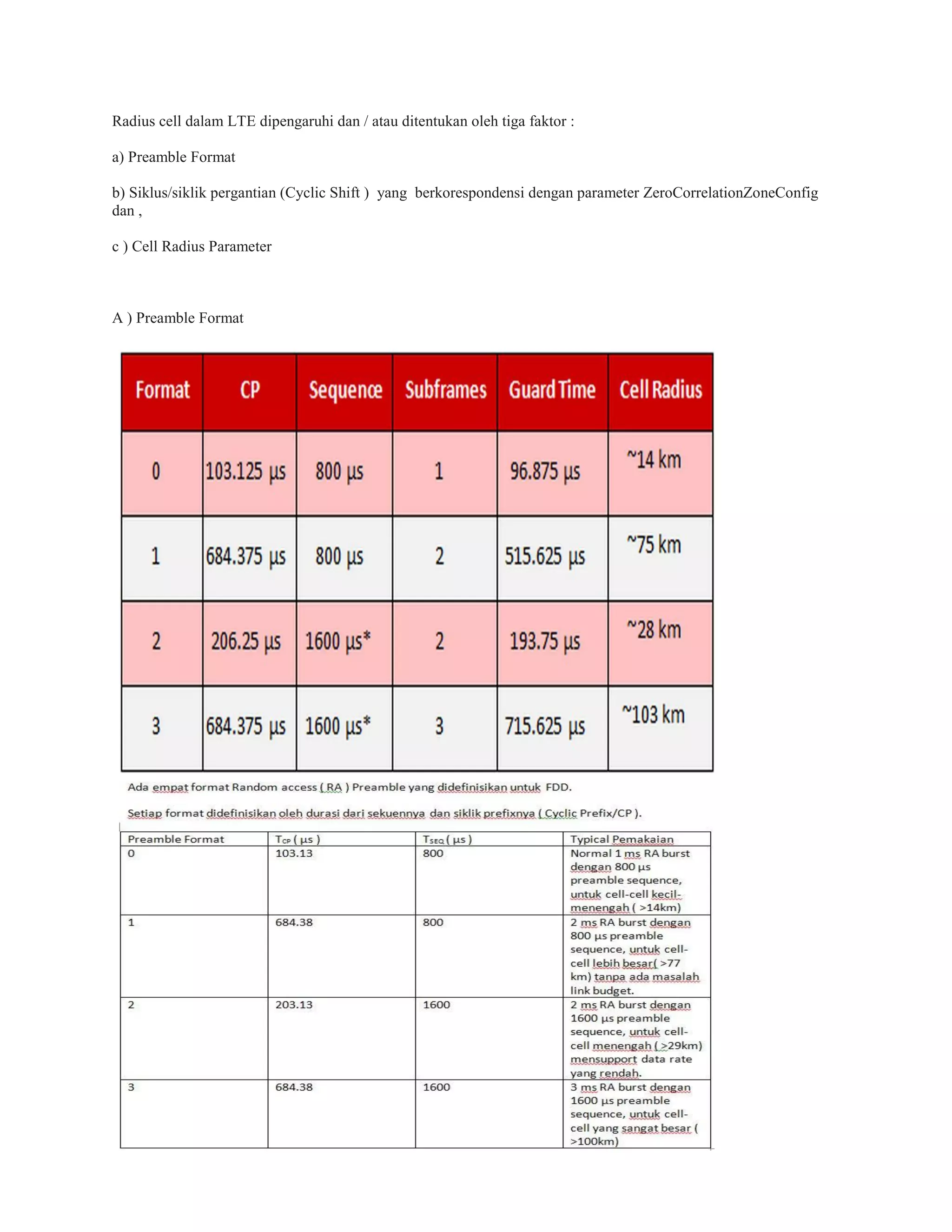 Hal hal yang mempengaruhi cell radius dalam lte ( revisi ) | PDF