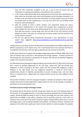 INDIGENISATION OF AIRBORNE LRUs AND GROUND TEST EQUIPMENT | PDF