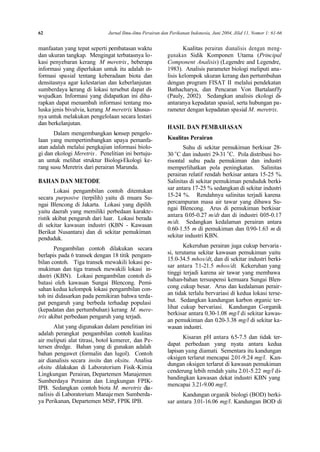 BIO-ECOLOGI KERANG LAMIS (Meretrix meretrix) DI PERAIRAN MARUNDA | PDF