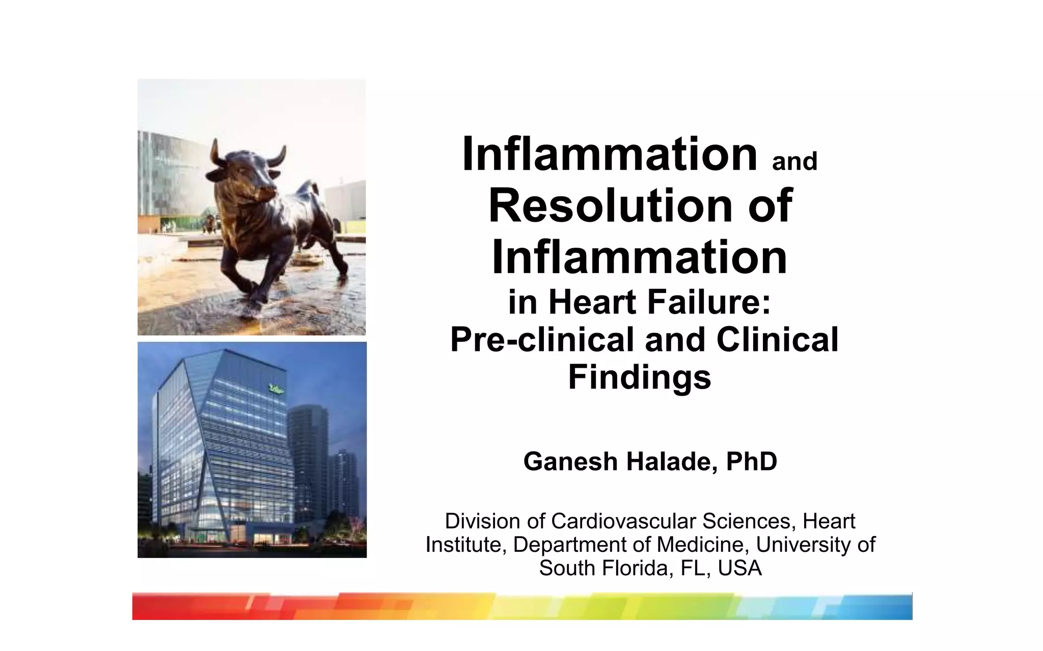 Inflammation and the Resolution of Inflammation in Heart Failure ...