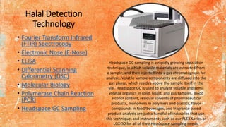 Halal food and technology | PPTX