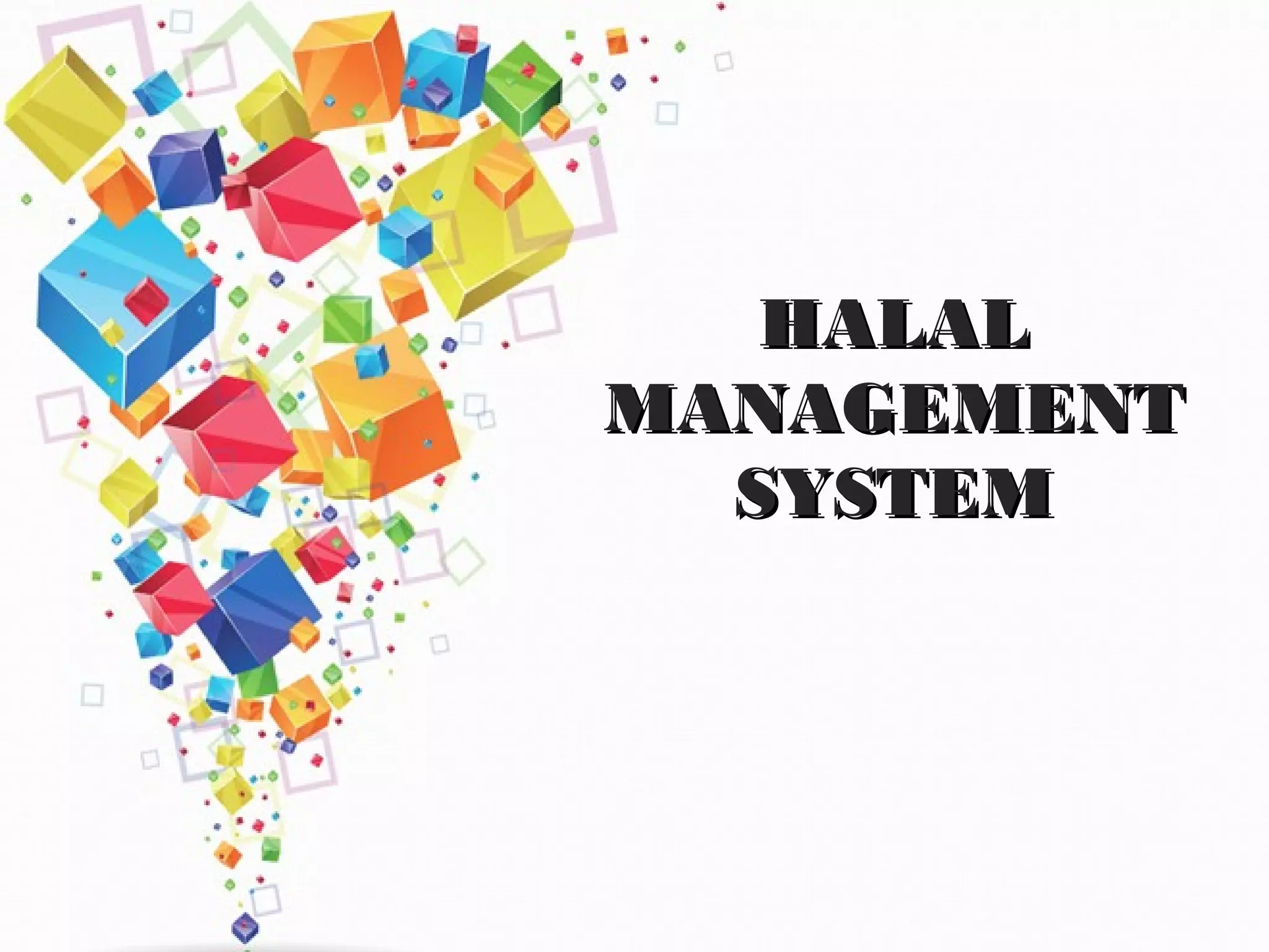 Halal Management System | PPT
