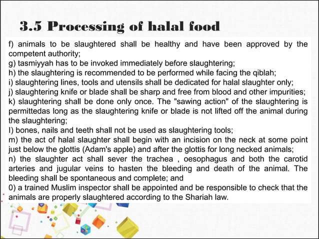 Halal Management System | PPT | Islam | Religion & Spirituality