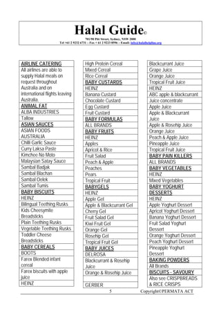 Halal e-halal guide | PDF