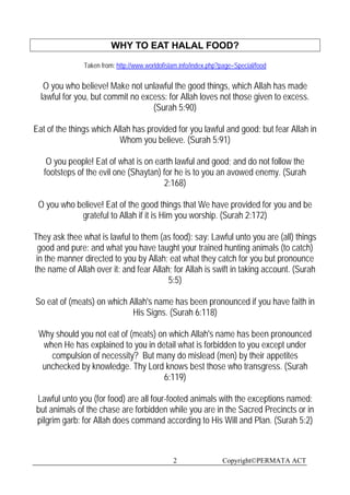 Halal e-halal guide | PDF