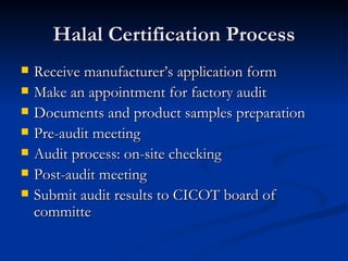 Halal Food Audit | PPT