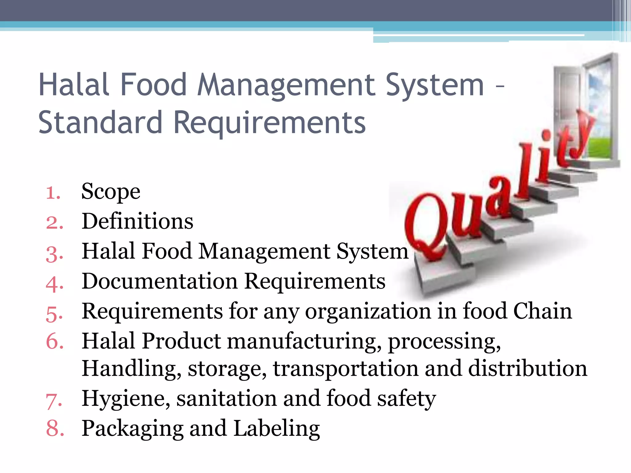 Halal Food Safety Management System - Internal Auditor Training | PPTX