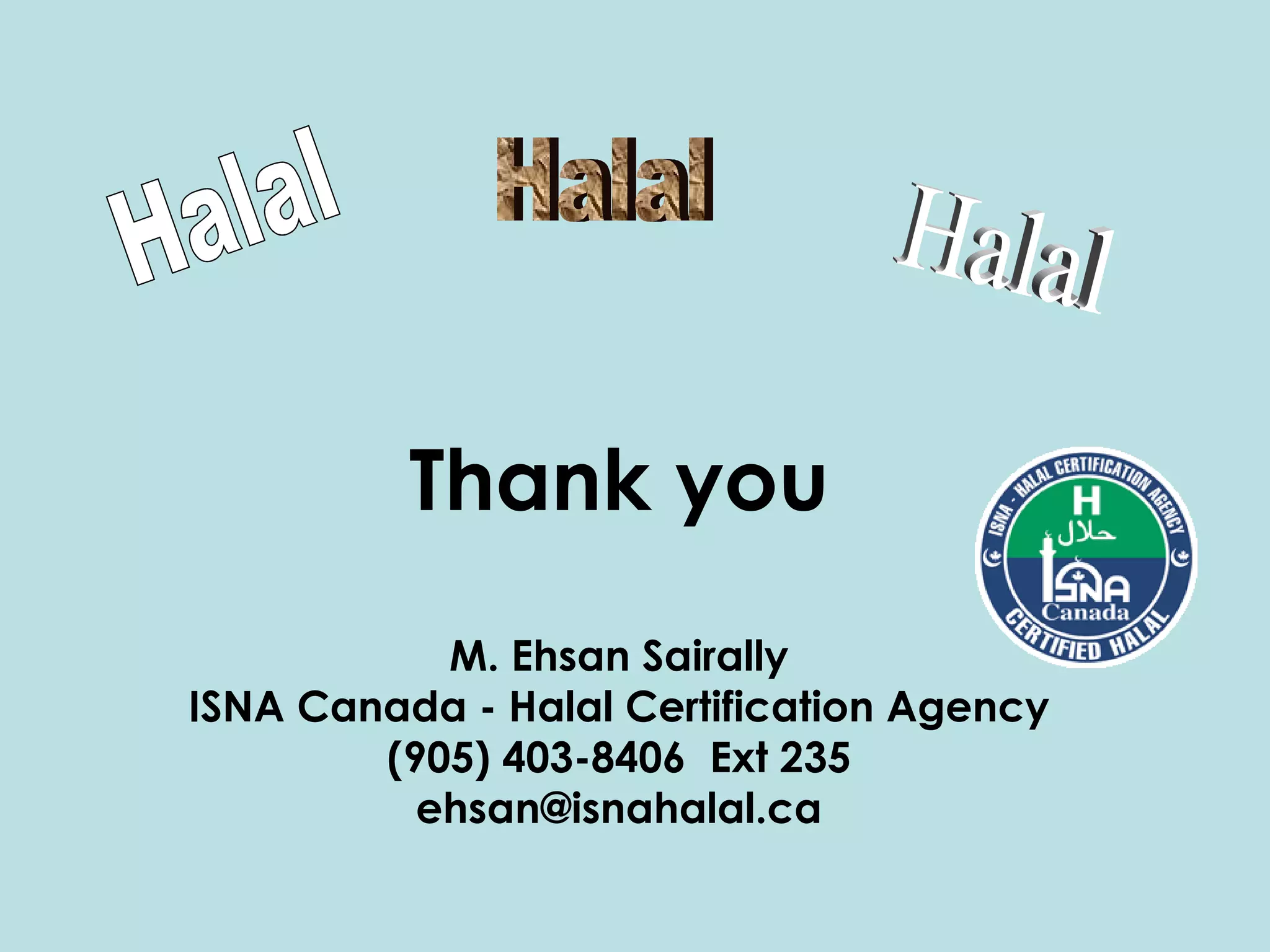 Halal Pboro | PPT