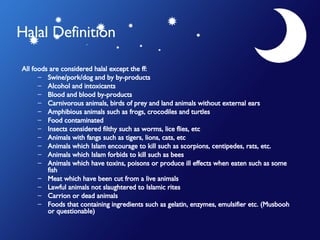 Halal Standard and Processes | PPT