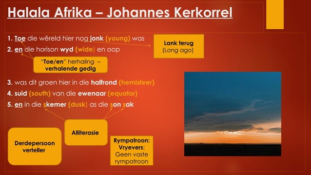 Halala Afrika - Johannes Kerkorrel Presentation | PPTX
