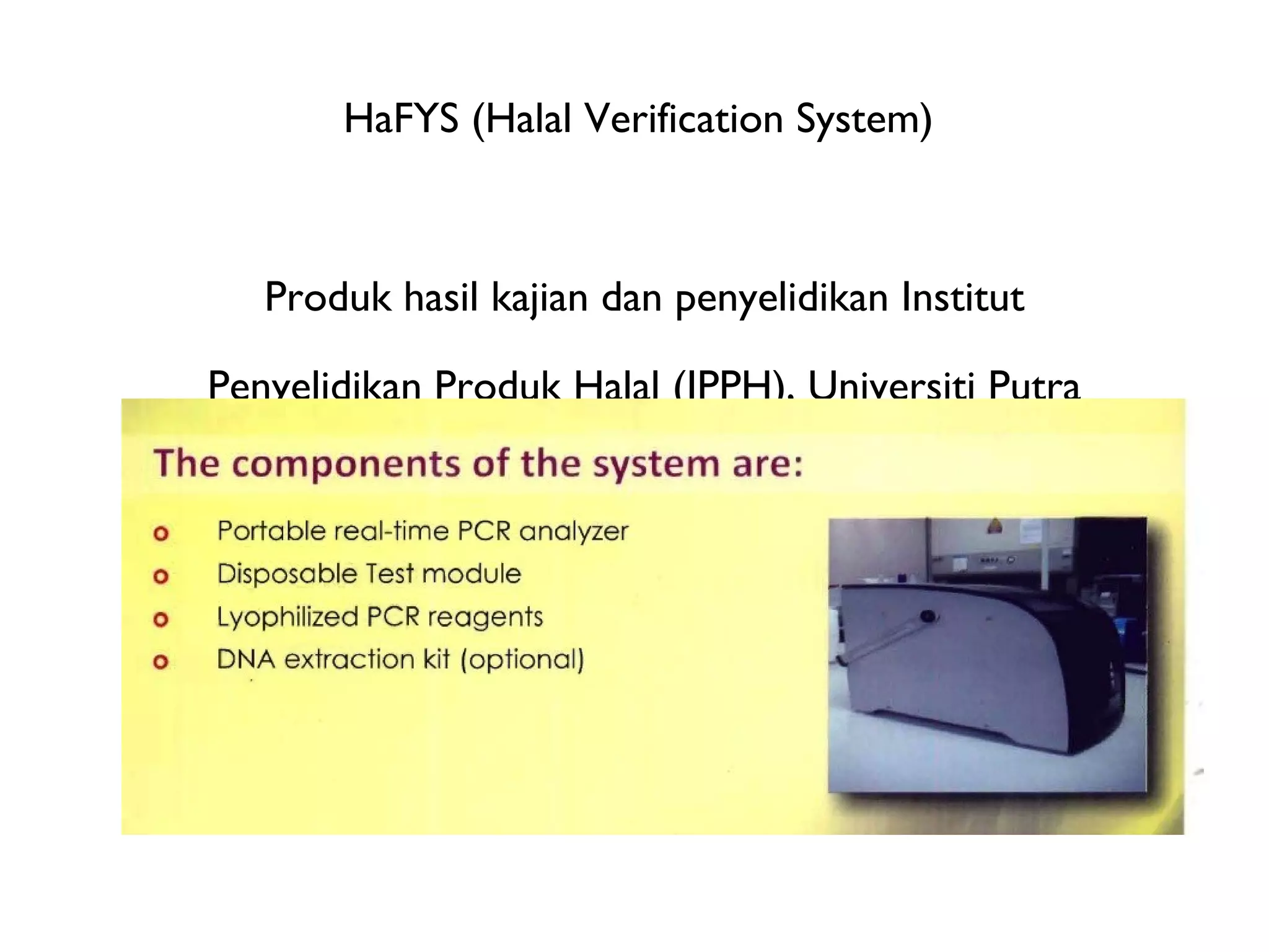 Halal Food Production and authentication | PPT