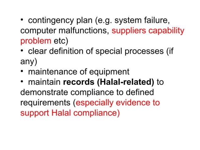 Halal Food Production and authentication | PPT | Food Industry | Industries