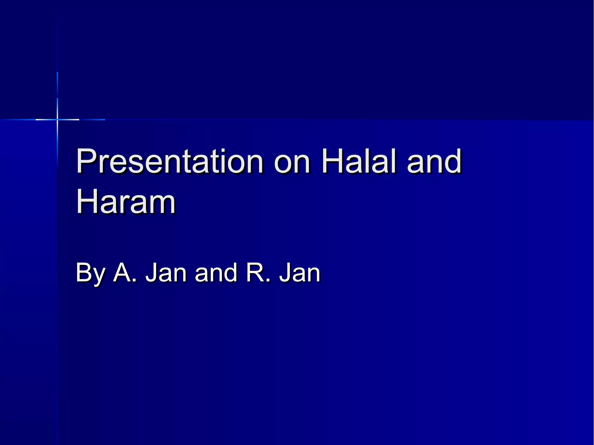 Halal and haram | PPT