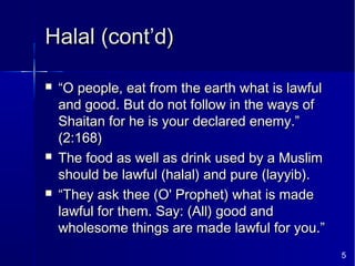 Halal and haram | PPT