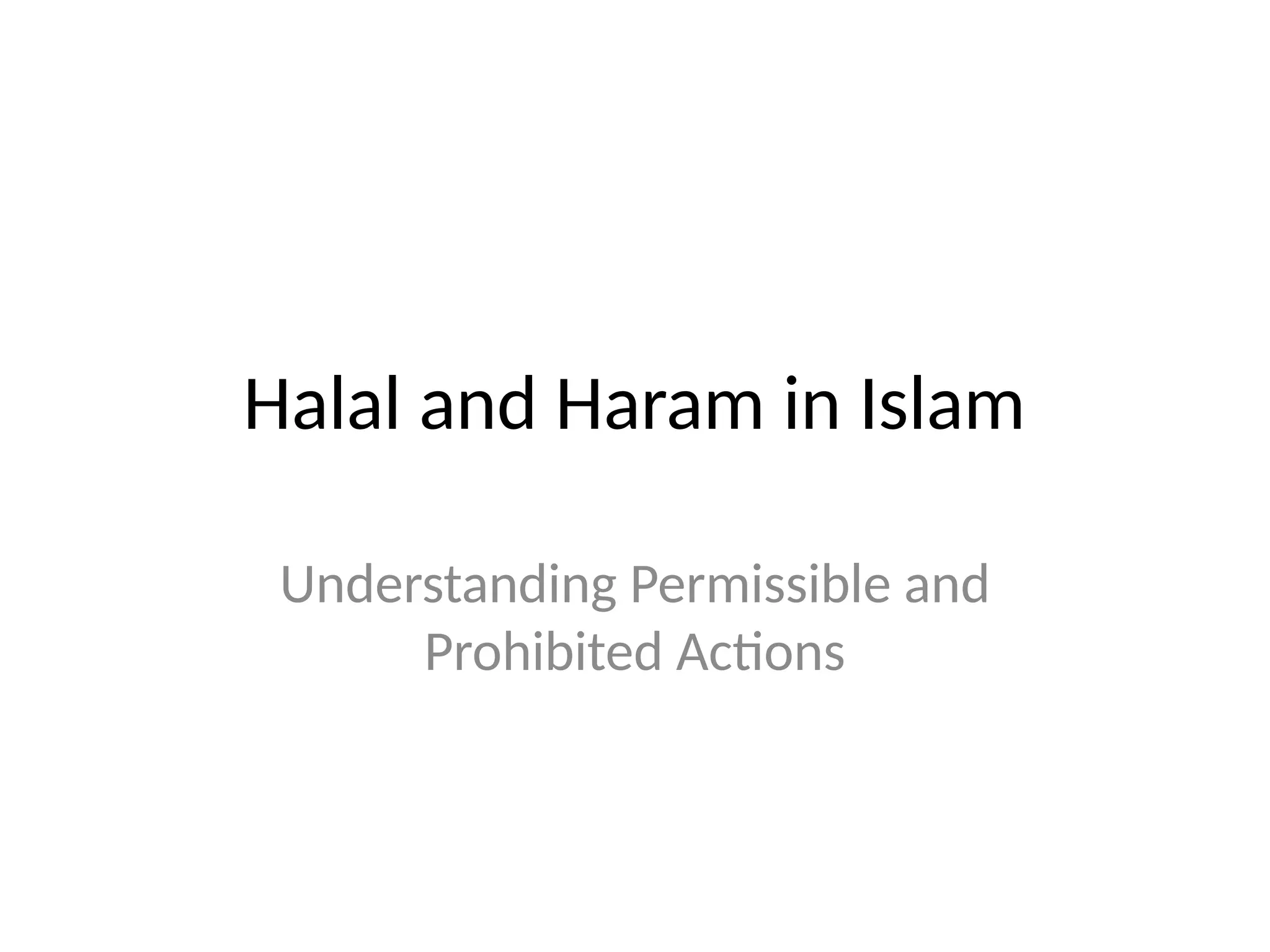 Halal_and_Haram_Presentation.pptx for uni students | PPTX