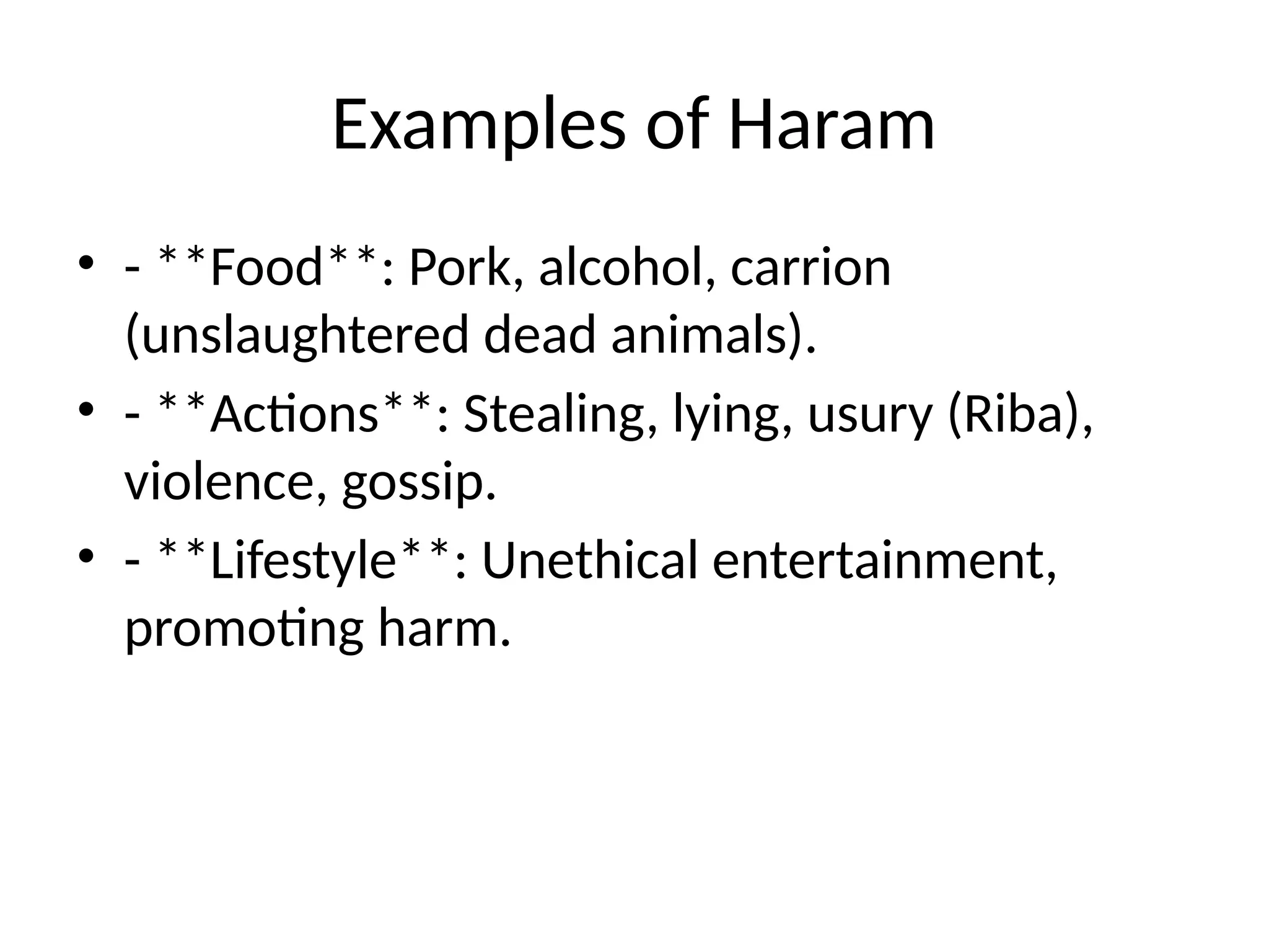 Halal_and_Haram_Presentation.pptx for uni students | PPTX