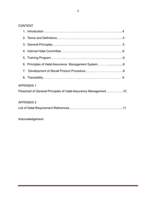 Halal Assurance System | PDF