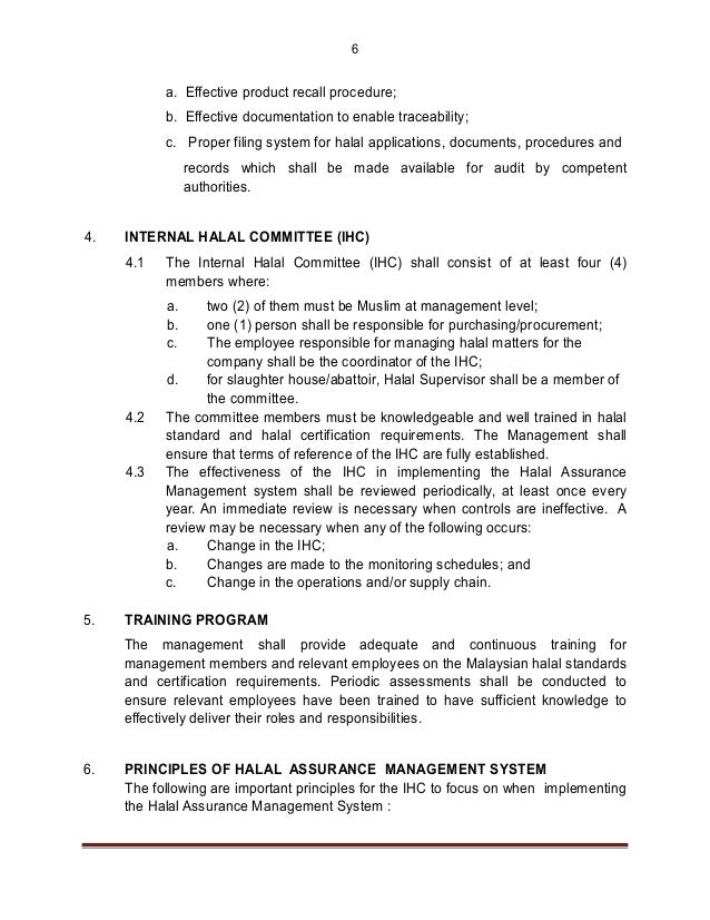 Halal Assurance System