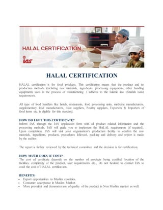 Halal certification body | DOCX