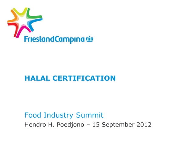 Halal Certification in ASEAN | PPT