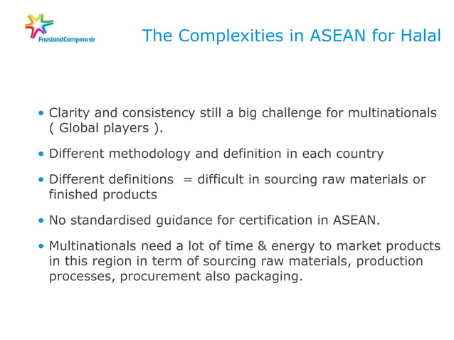 Halal Certification in ASEAN | PPT