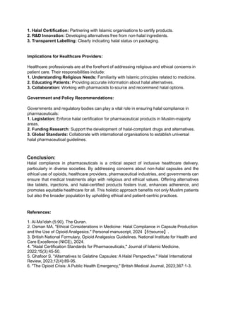 Halal Compliance in Capsule Production and the Use of Opioid Analgesics ...