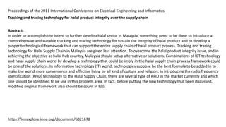 Halal Ecosystem Globally and Local Market | PPT