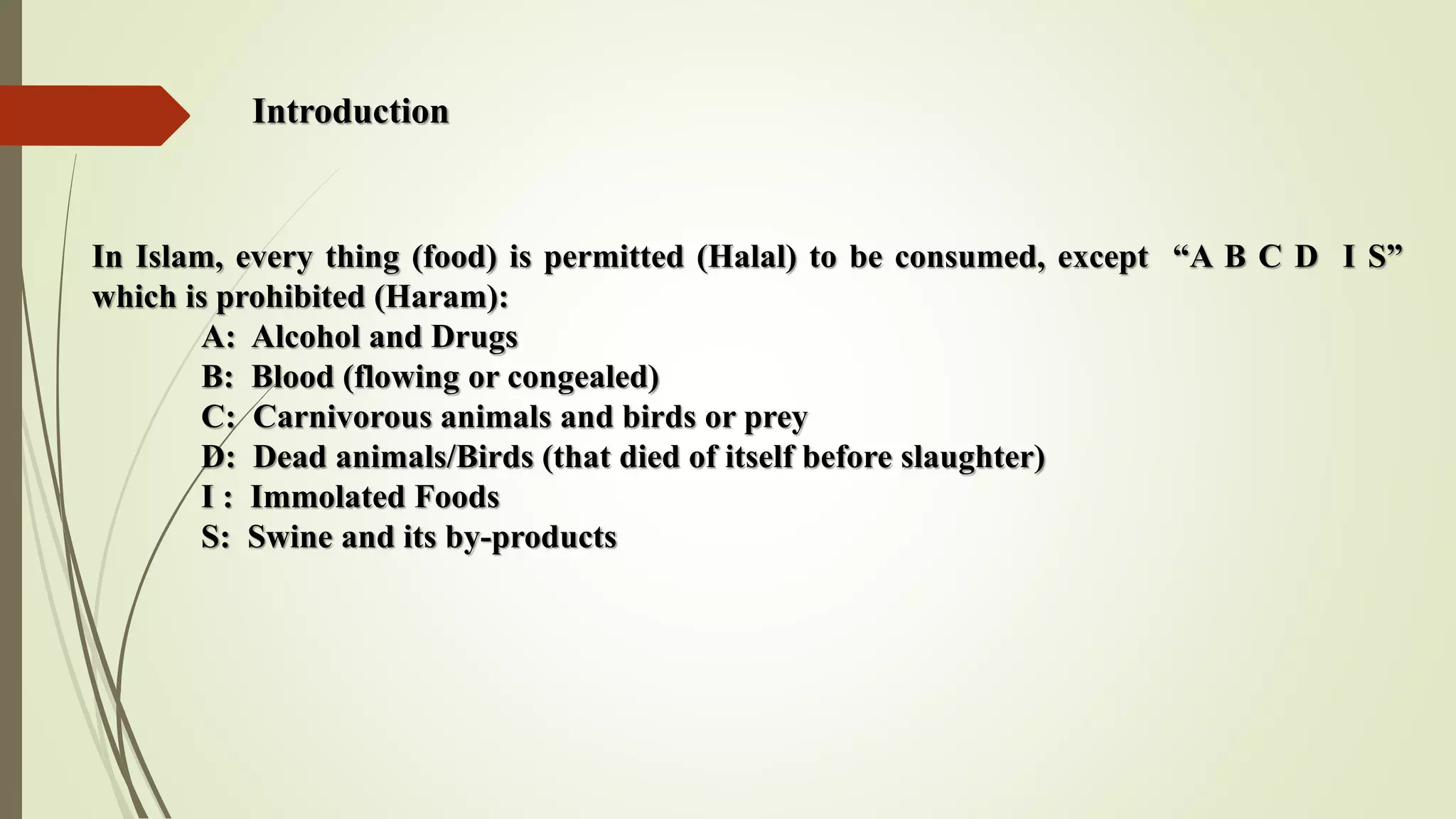 Halal food | PDF