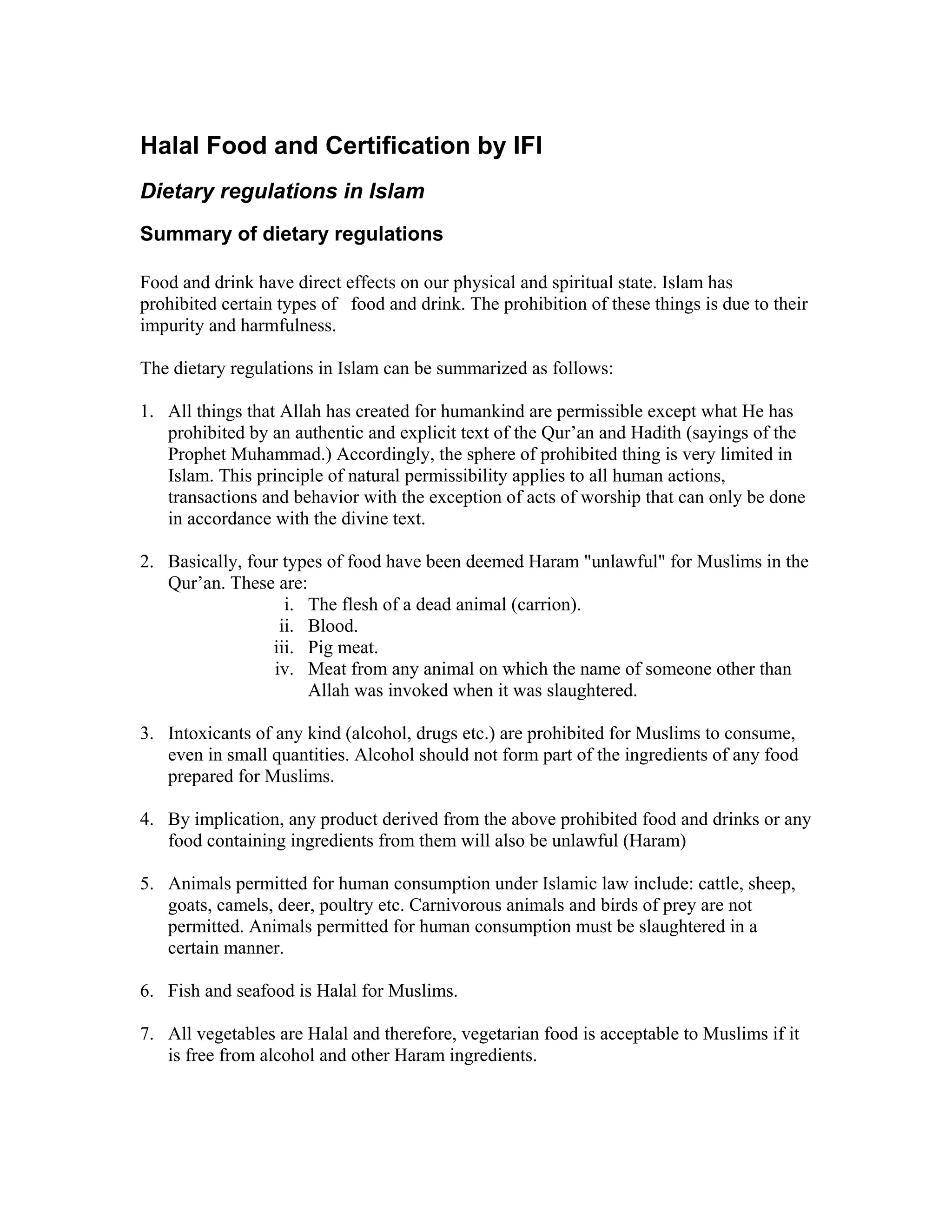 Halal Food And Certification Pdf