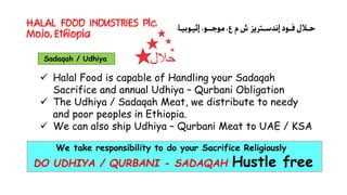 Halal Food Industries plc, Modjo Ethiopia | PDF