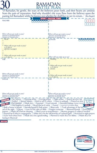 Halalify ramadan battle plan 2014 preview | PDF