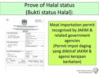 Malaysia Halal Certification - Halal Ingredient | PDF