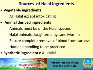 Halal ingredients in food processing | PPT | Islam | Religion ...
