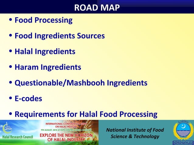 Halal ingredients in food processing | PPT | Islam | Religion ...