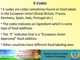 Halal ingredients in food processing | PPT