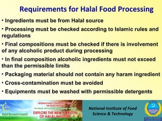 Halal ingredients in food processing | PPT