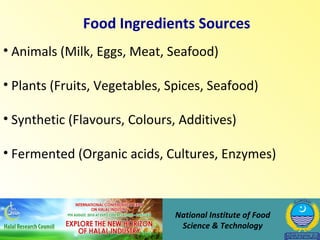 Halal ingredients in food processing | PPT