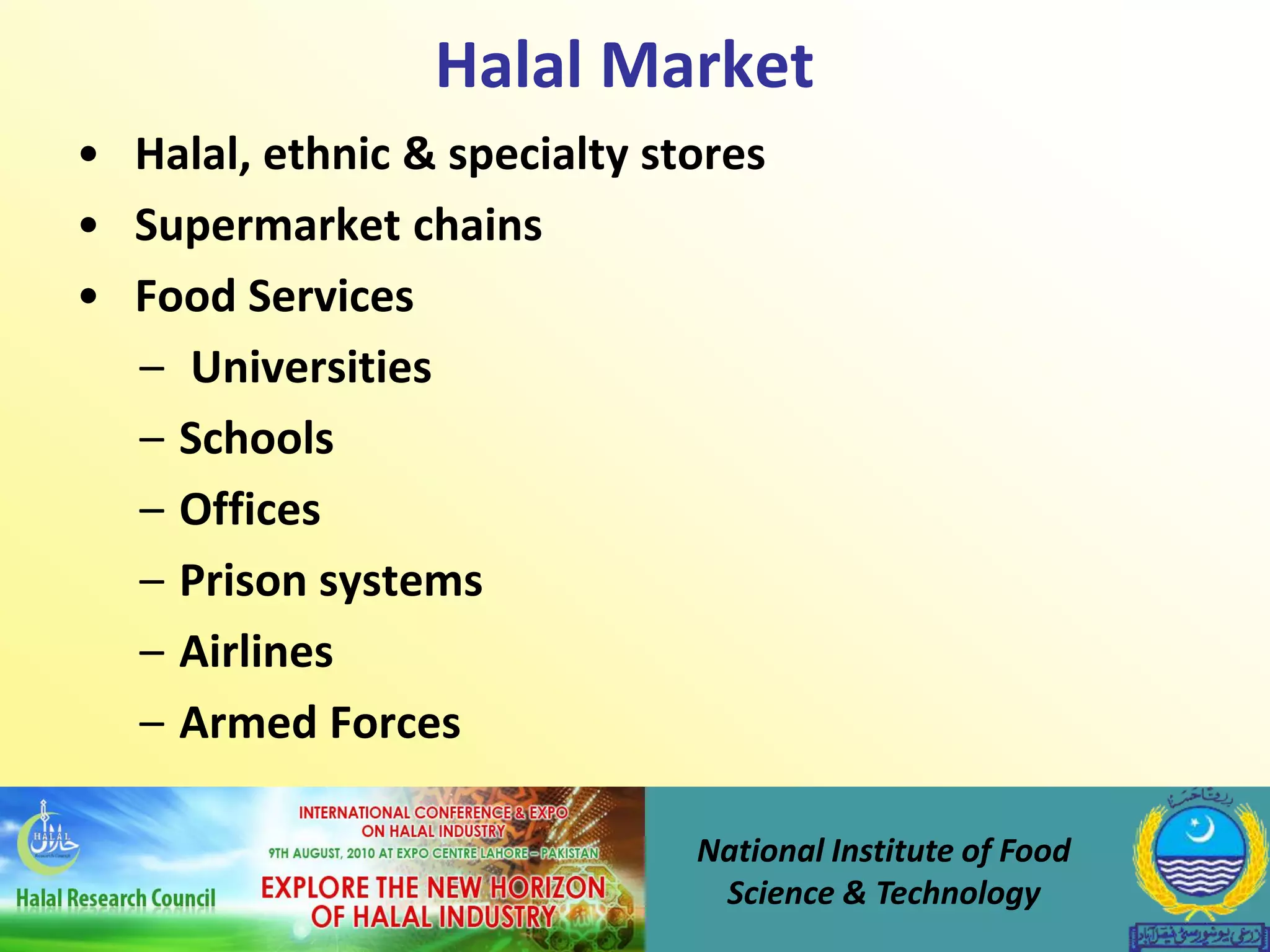Halal ingredients in food processing | PPT