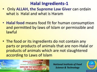 Halal ingredients in food processing | PPT