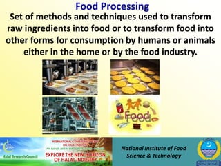 Halal ingredients in food processing | PPT