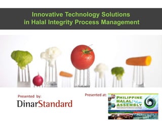 Innovative Technology Solutions in Halal Integrity Process Management ...