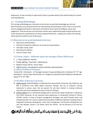 Halal lifeskills training for teenagers.pdf | Parenting Teens | Parenting