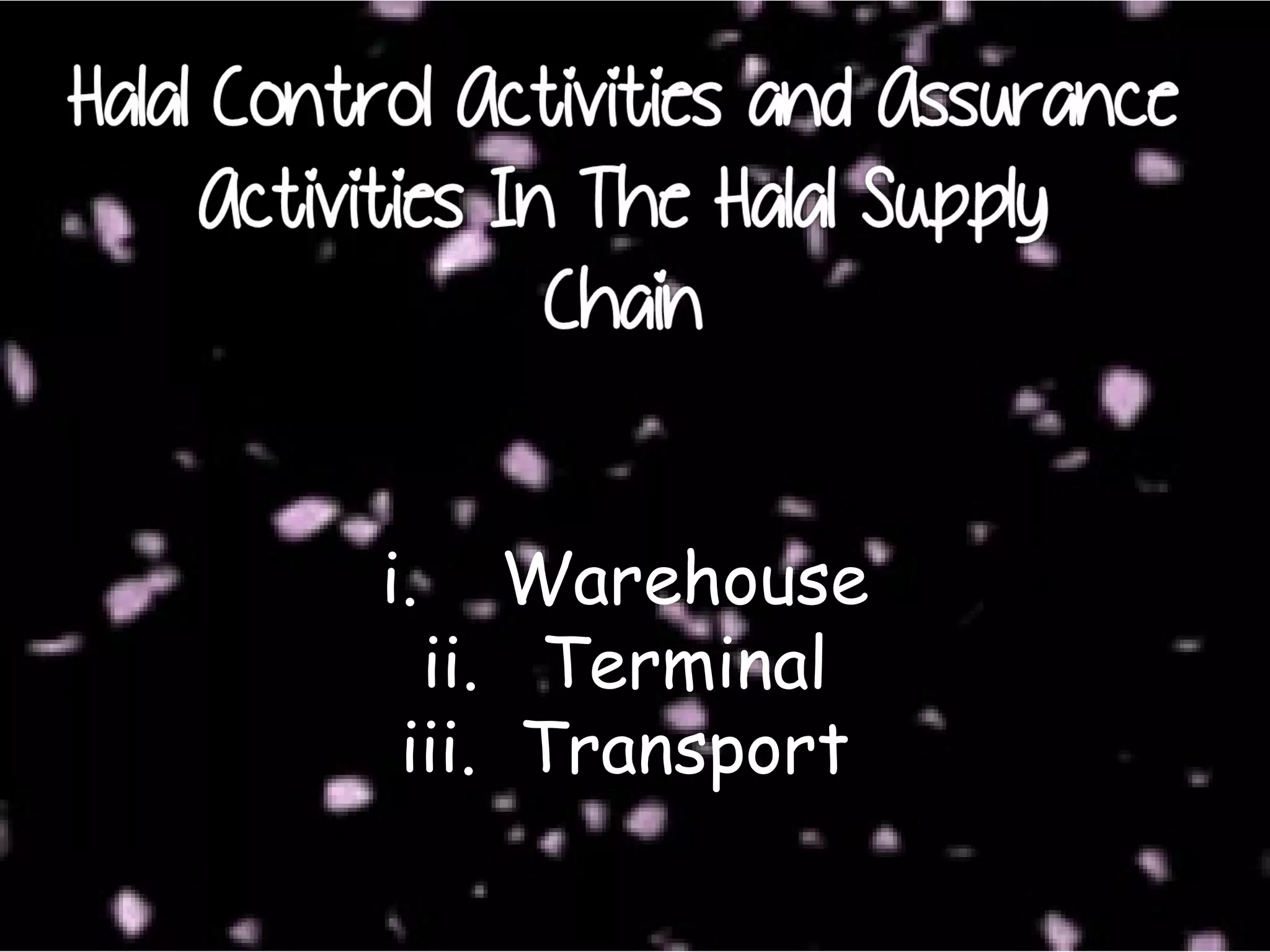 Halal logistics | PPT